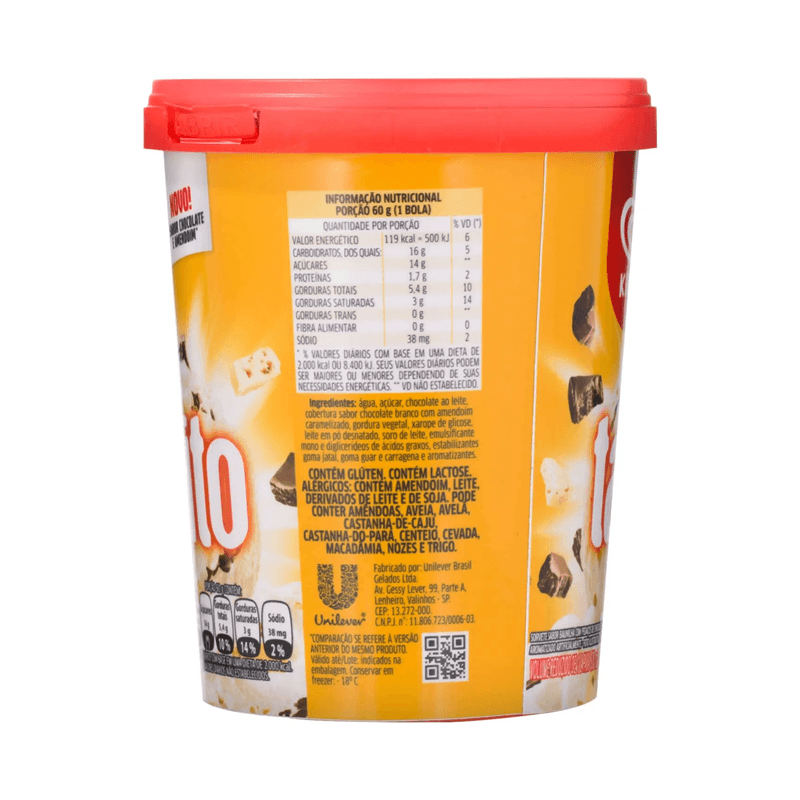 Sorvete Kibon Blast Tablito Pote 800ml | Farmácia Online Drogal