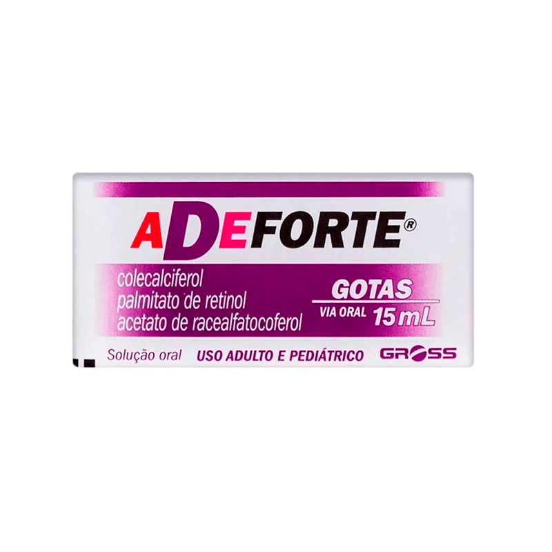 Adeforte Solução Oral Gotas 15ml | Farmácia Online Drogal