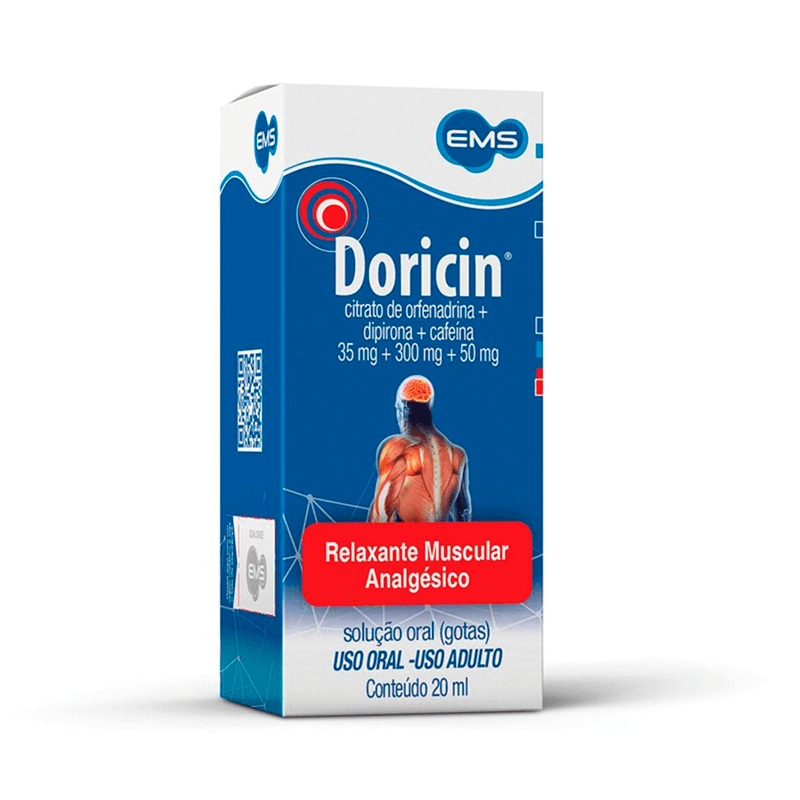 Doricin Frasco 20ml - Posologia, Para que Serve, Bula | Drogal
