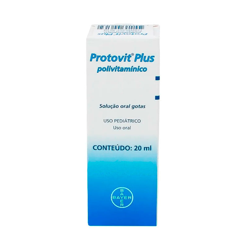 Suplemento Vitamínico Protovit Plus Solução Oral Gotas 20ml