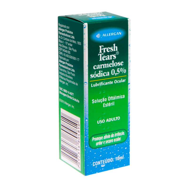 Fresh Tears Solução Oftálmica Estéril 10ml