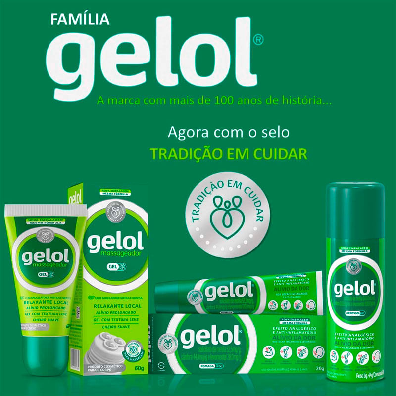 Gelol Pomada Analgésica 20g