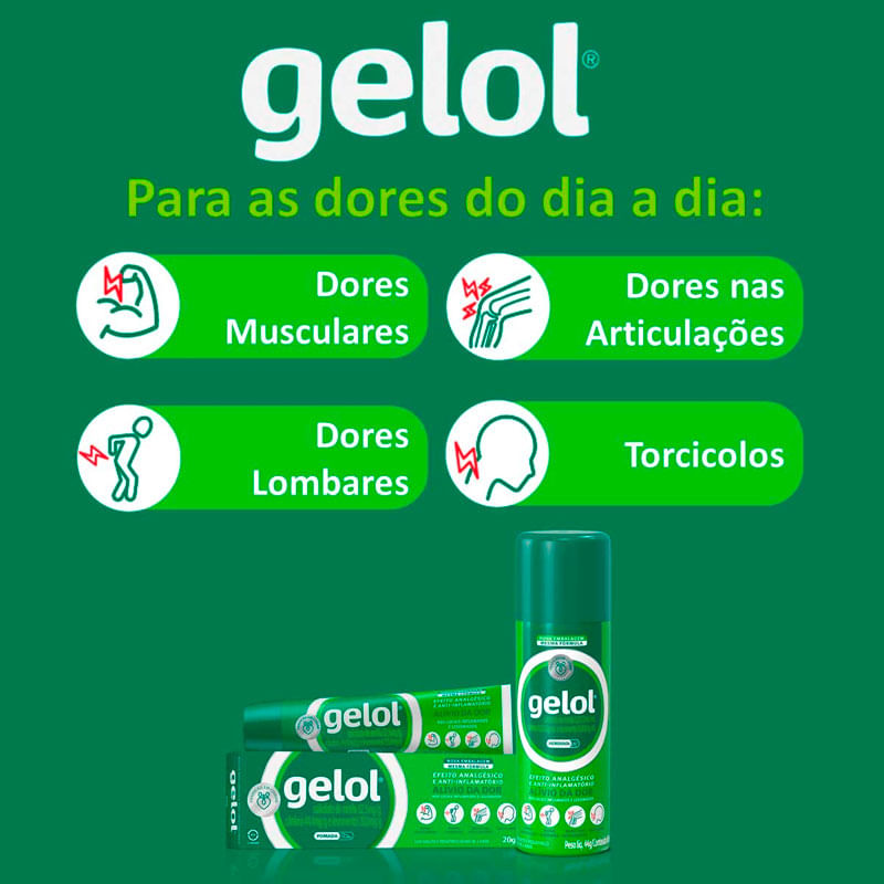 Gelol Pomada Analgésica 20g
