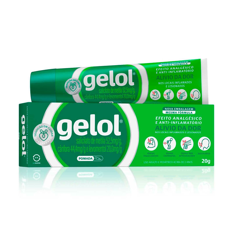 Gelol Pomada Analgésica 20g