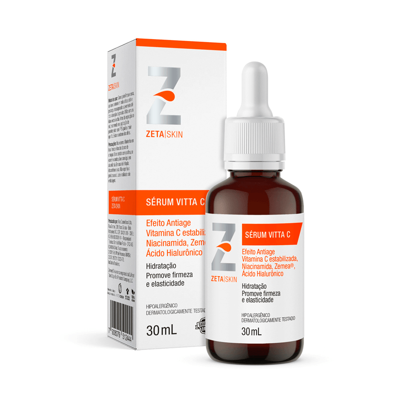 Sérum Facial Vitta C Zeta Skin | Hidratação e Firmeza