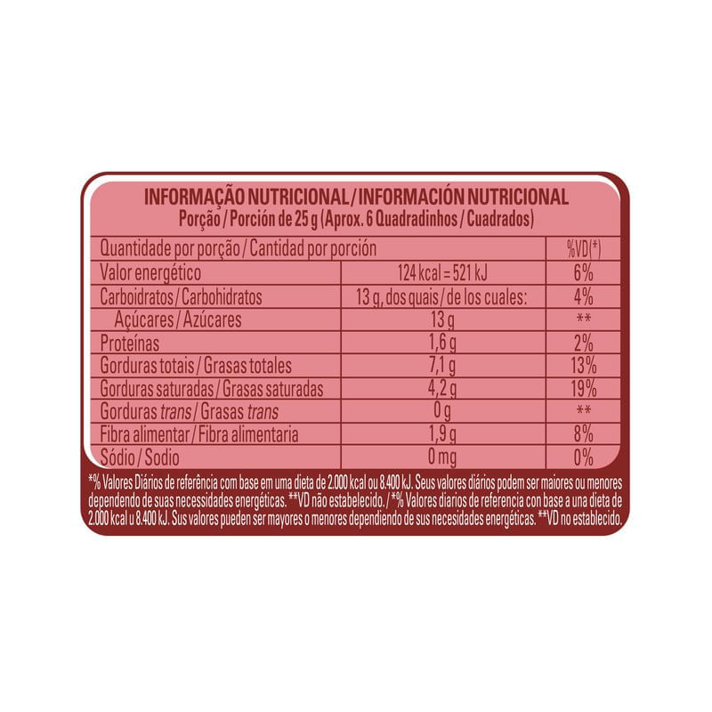 Chocolate Nestlé Classic Meio Amargo 90g Chocolate Nestlé Classic Meio Amargo 90g