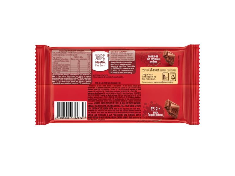 Chocolate Nestlé Suflair ao Leite 80g Chocolate Nestlé Suflair ao Leite 80g