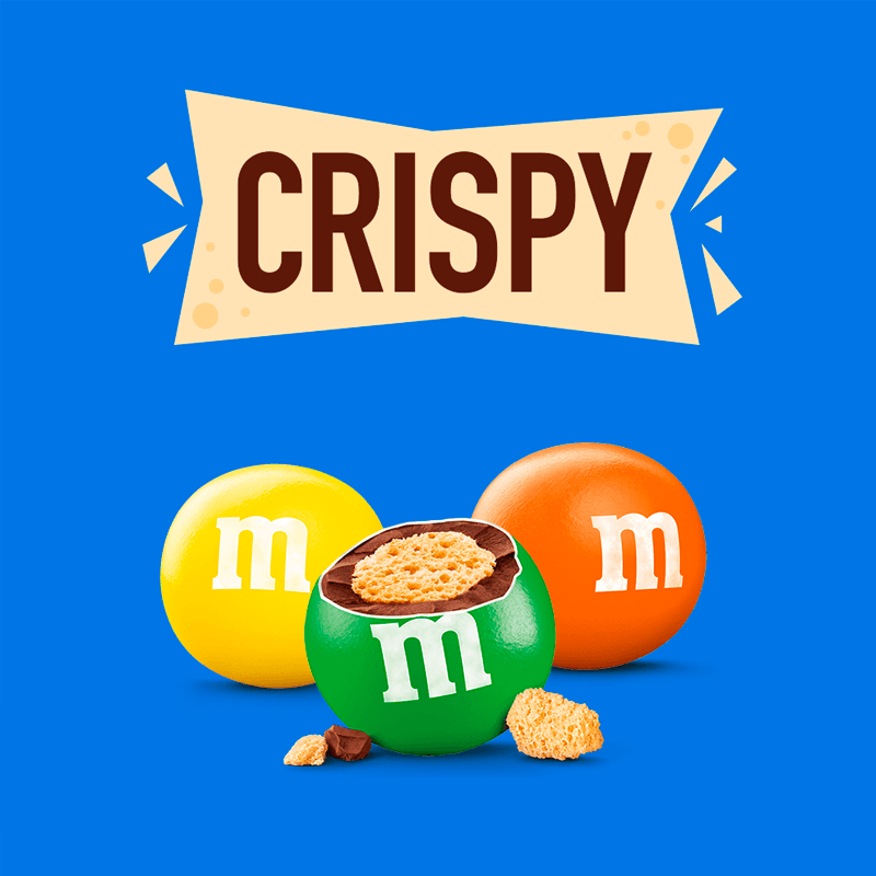 M&M's Crispy 35g: Confeito Crocante