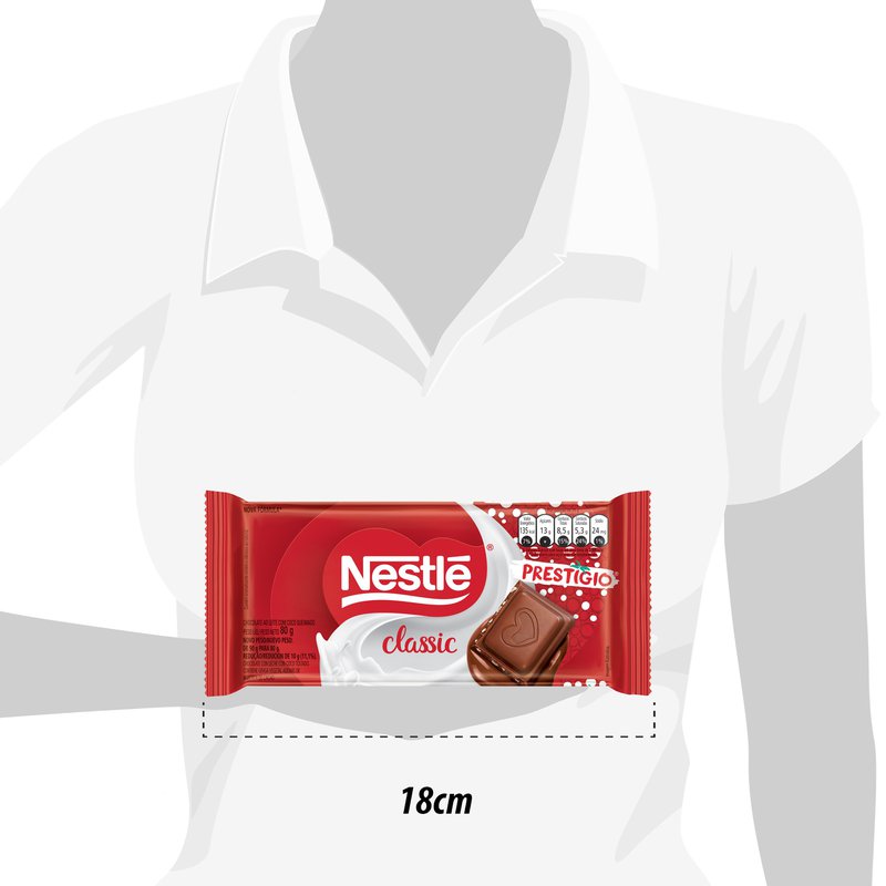Chocolate Nestlé Classic Prestigio 80g Chocolate Nestlé Classic Prestigio 80g