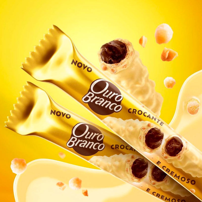 Chocolate Stick Lacta Recheio Ouro Branco 25g