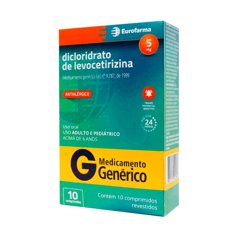 Dicloridrato de Levocetirizina 5mg - Para que Serve