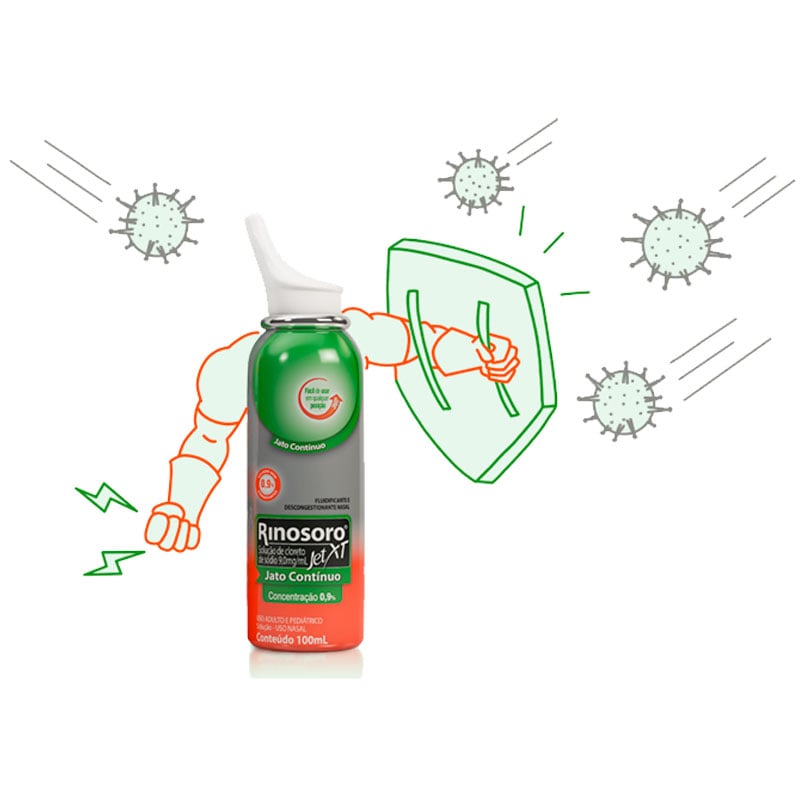 Rinosoro Jet XT 0,9% Spray Nasal 100ml