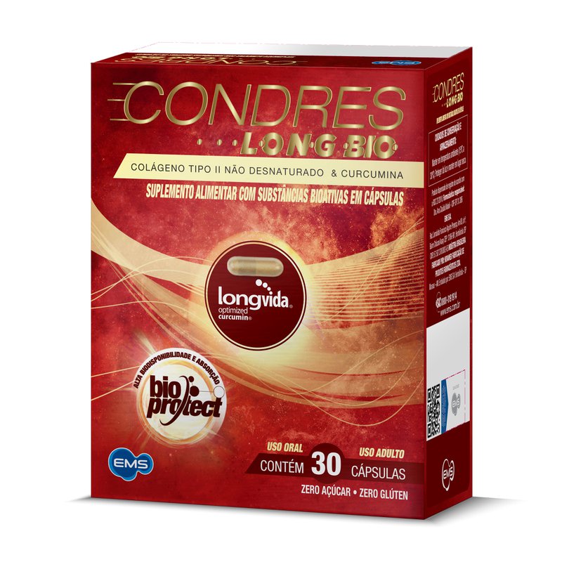 Suplemento Alimentar Condres Long Bio 30 Cápsulas