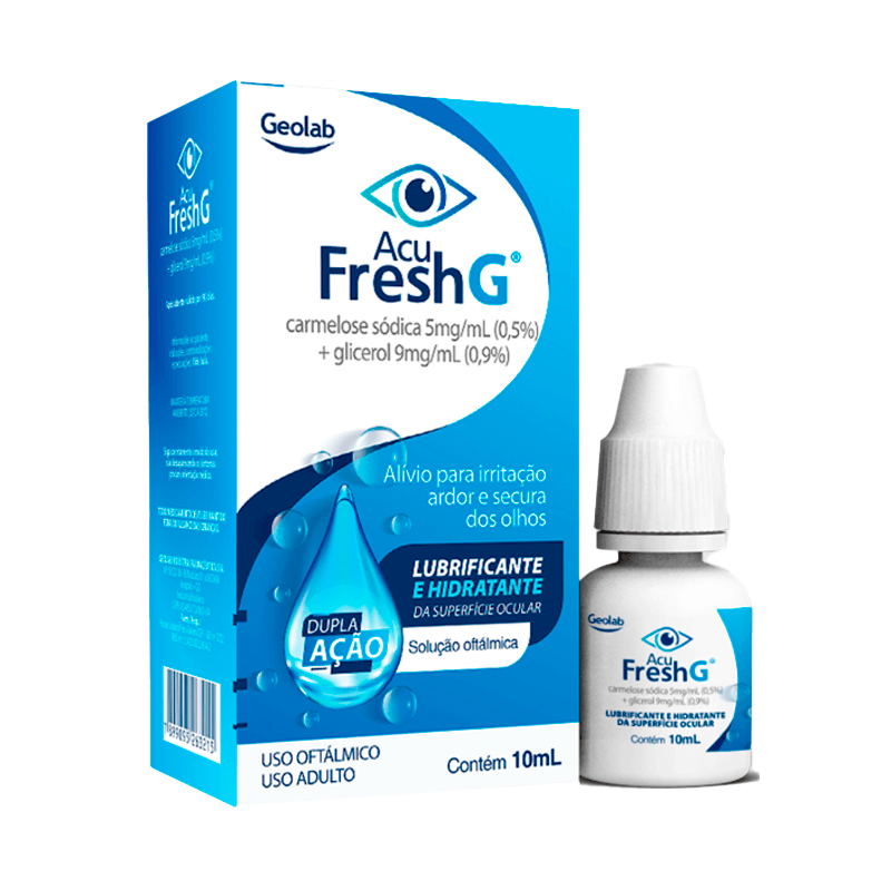 Acu Fresh G Solução Oftálmica 10ml | Farmácia Online Drogal