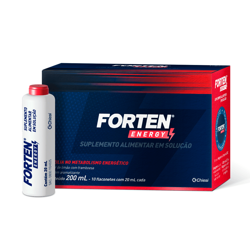 Suplemento Alimentar Forten Energy Sabor Limão com Framboesa 10 ...
