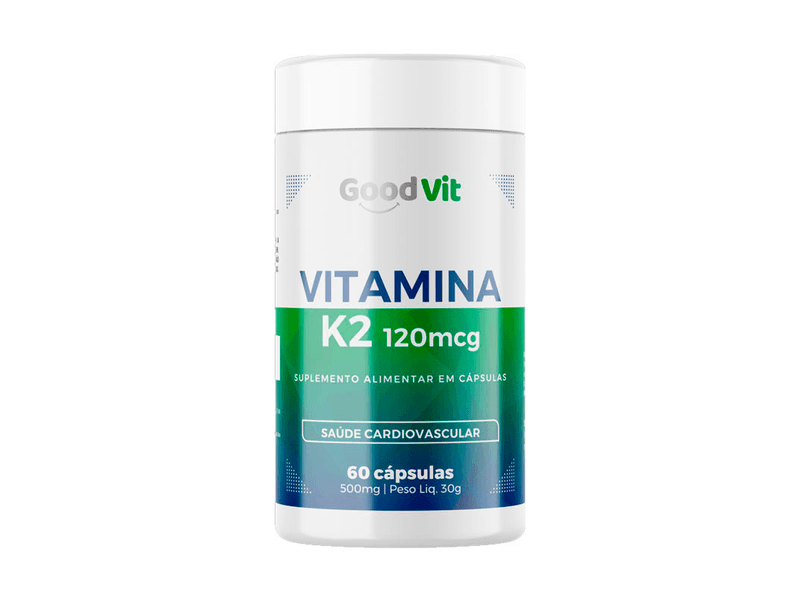 Suplemento Alimentar Good Vit Vitamina K2 120mcg 60 Cápsulas Suplemento Alimentar Good Vit Vitamina K2 120mcg 60 Cápsulas