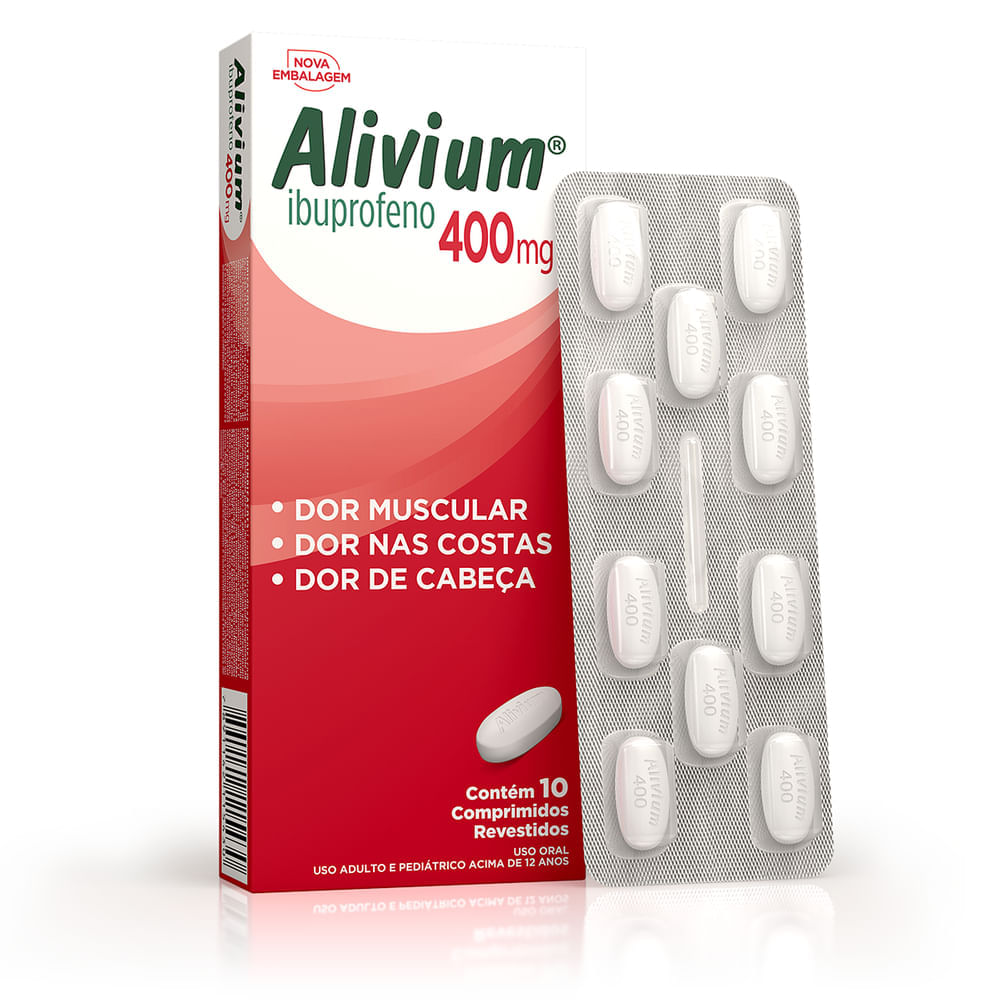 Alivium 400mg 10 Comprimidos