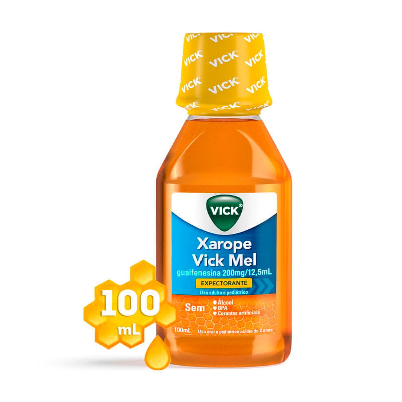 Vick Mel 100ml: Xarope Expectorante | Drogal