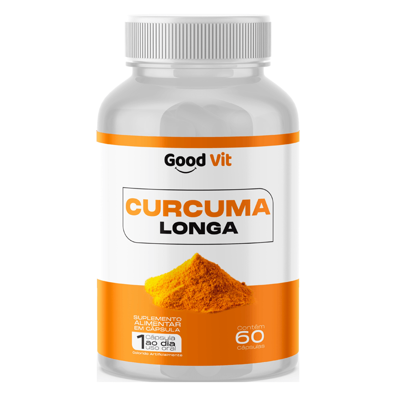 Suplemento Alimentar Good Vit Curcuma Longa 80mg 60 Cápsulas