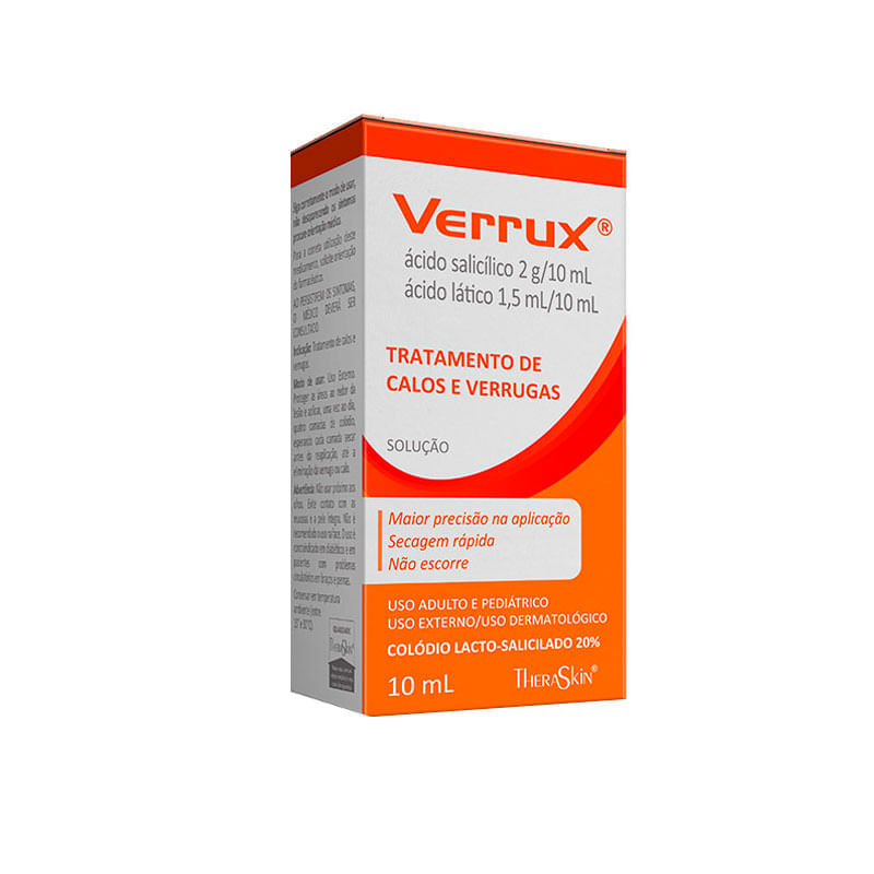 Verrux Solução Uso Tópico 10ml