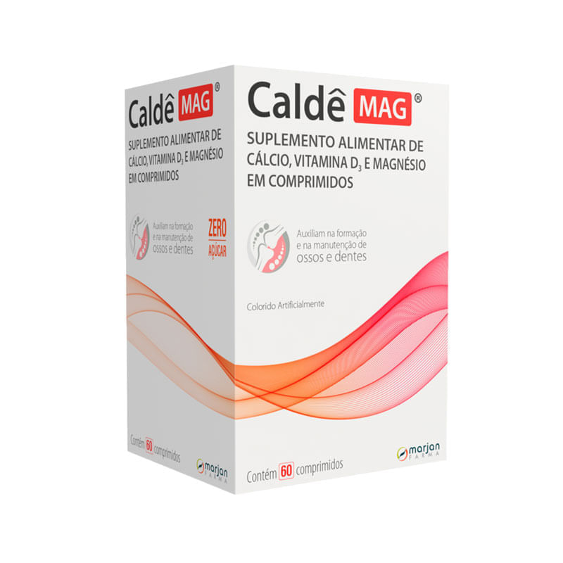 Suplemento Alimentar Caldê Mag 60 Comprimidos - Drogal