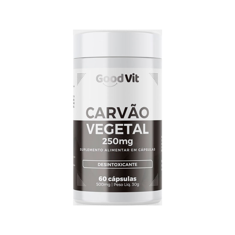 Suplemento Alimentar Good Vit Carvão Vegetal Good Vit 60 Cápsulas ...