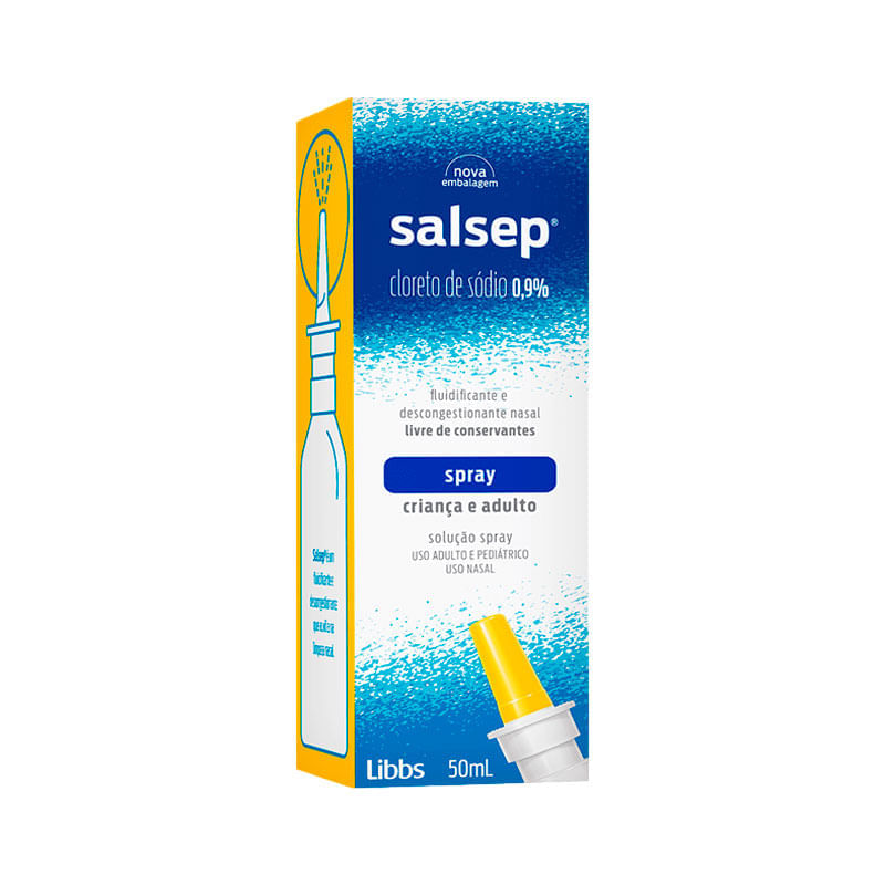 Salsep Spray Nasal 50ml | Farmácia Online Drogal - Farmácia Online Drogal