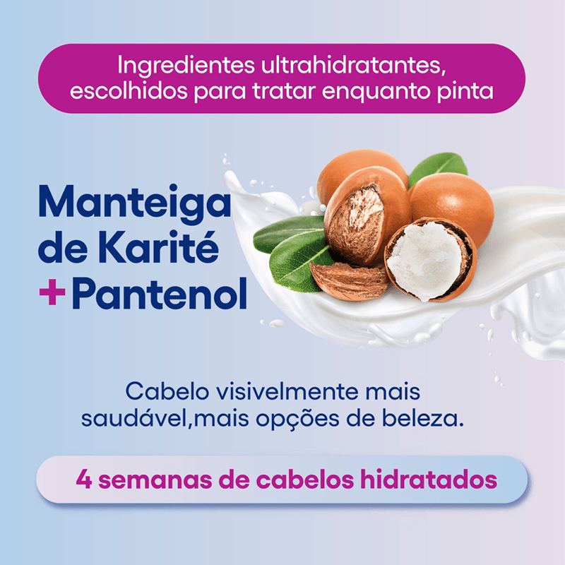 Coloração Alta Duração Cor&ton 0% Amônia Vermelho Carmim 6.66 ...