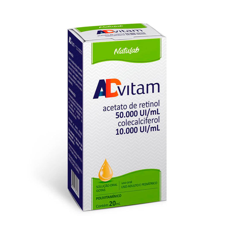 Advitam Solução Oral Gotas 20ml | Farmácia Online Drogal