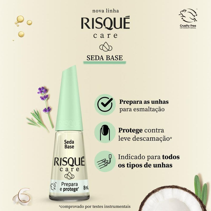 Base Seda Risqué Care Prepara e Protege 8ml | Farmácia Online Drogal ...