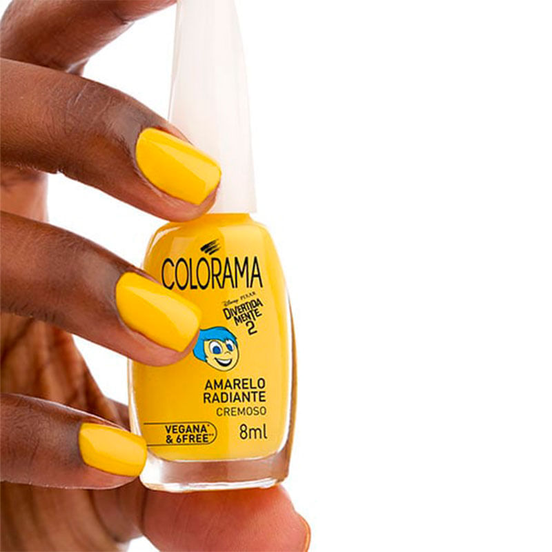 Esmalte Cremoso Colorama Divertidamente 2 Amarelo Radiante 8ml ...
