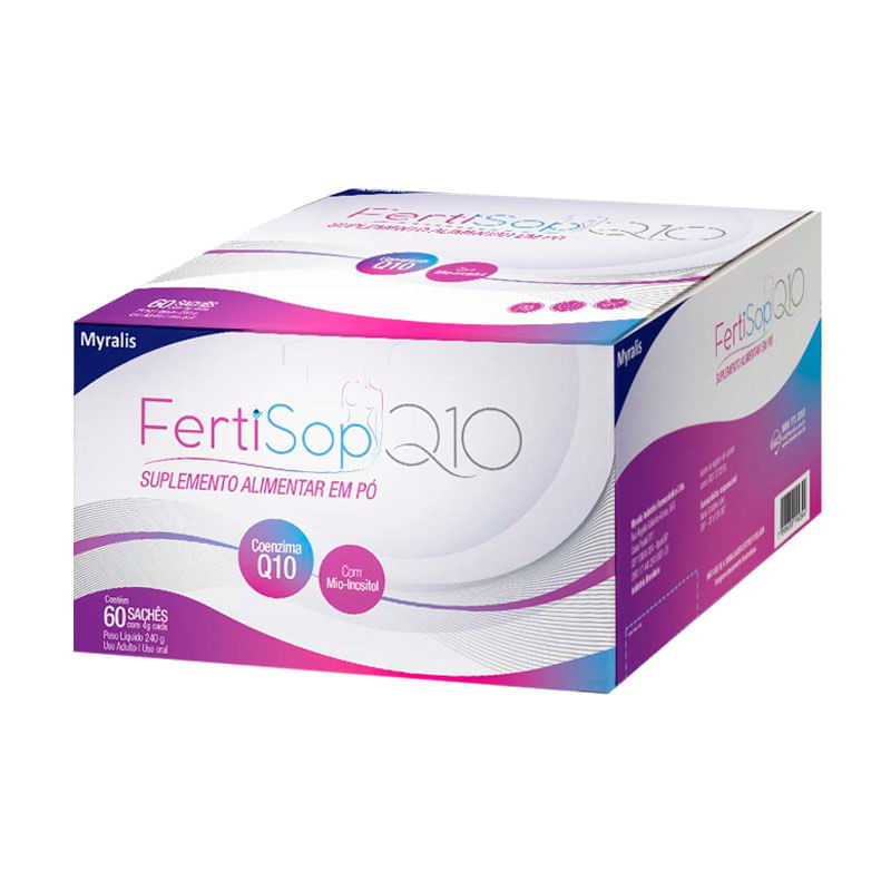 Suplemento Alimentar FertiSop Q10 60 Sachês 4g Cada | Farmácia Online ...