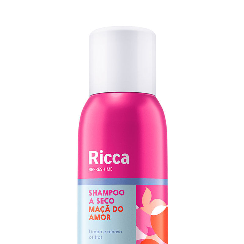 Shampoo a Seco Ricca Maçã do Amor 150ml | Farmácia Online Drogal