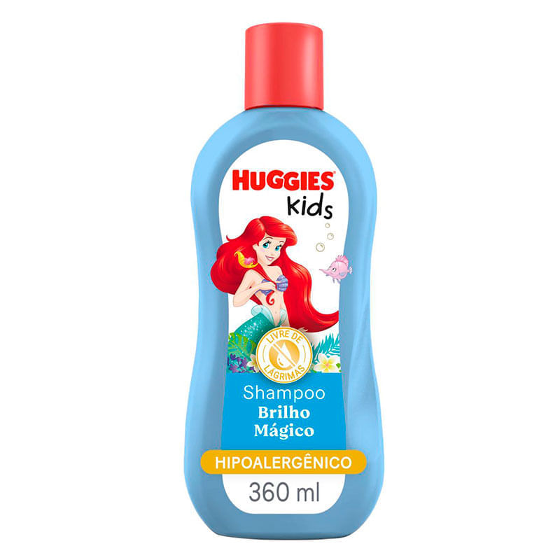 Shampoo Huggies Kids Ariel Brilho Mágico 360ml | Farmácia Online Drogal