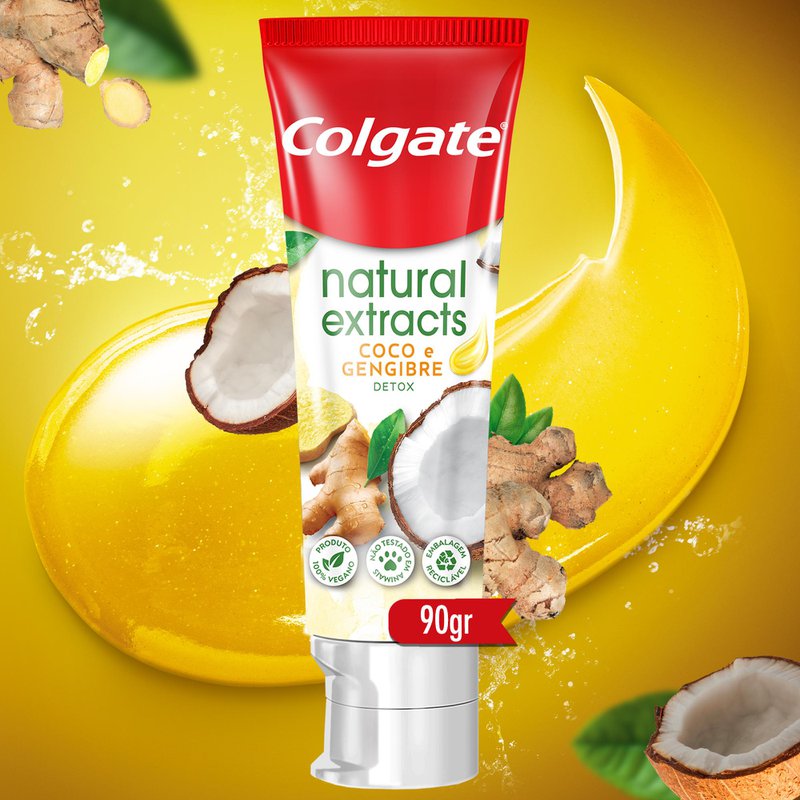 Gel Dental Colgate Natural Extracts Detox 90g | Farmácia Online Drogal
