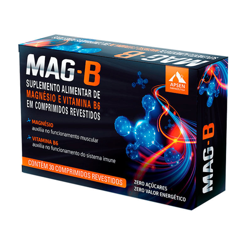 Mag-B 30 Comprimidos Revestidos: Preço, Posologia | Drogal