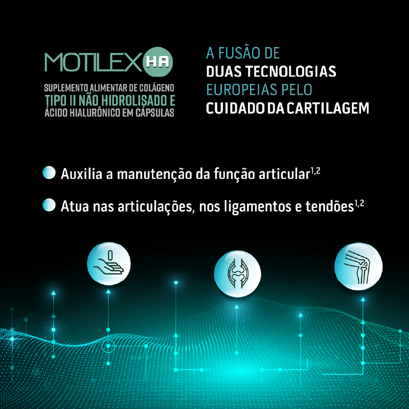 Suplemento Alimentar Motilex HA 30 Cápsulas | Farmácia Online Drogal
