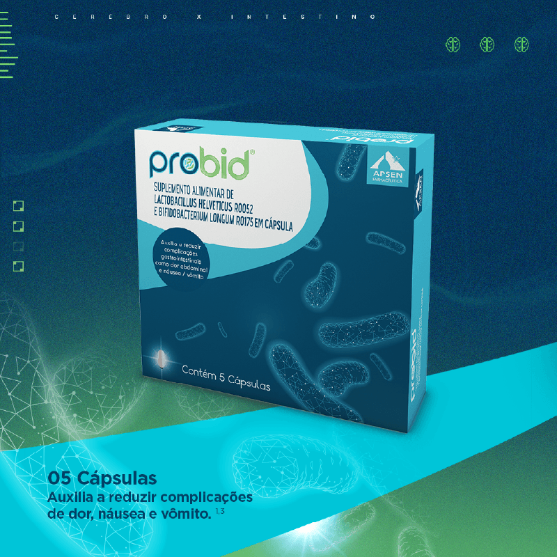 Probid 5 Cápsulas: Auxilia na Saúde Intestinal | Drogal