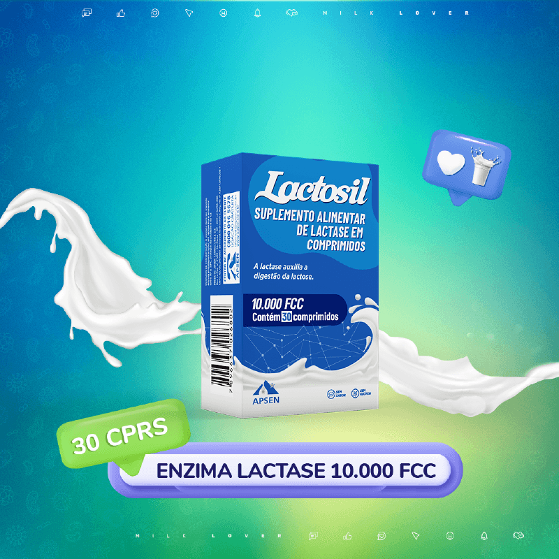 Suplemento Alimentar Lactosil 10.000 FCC 30 Comprimidos | Farmácia ...
