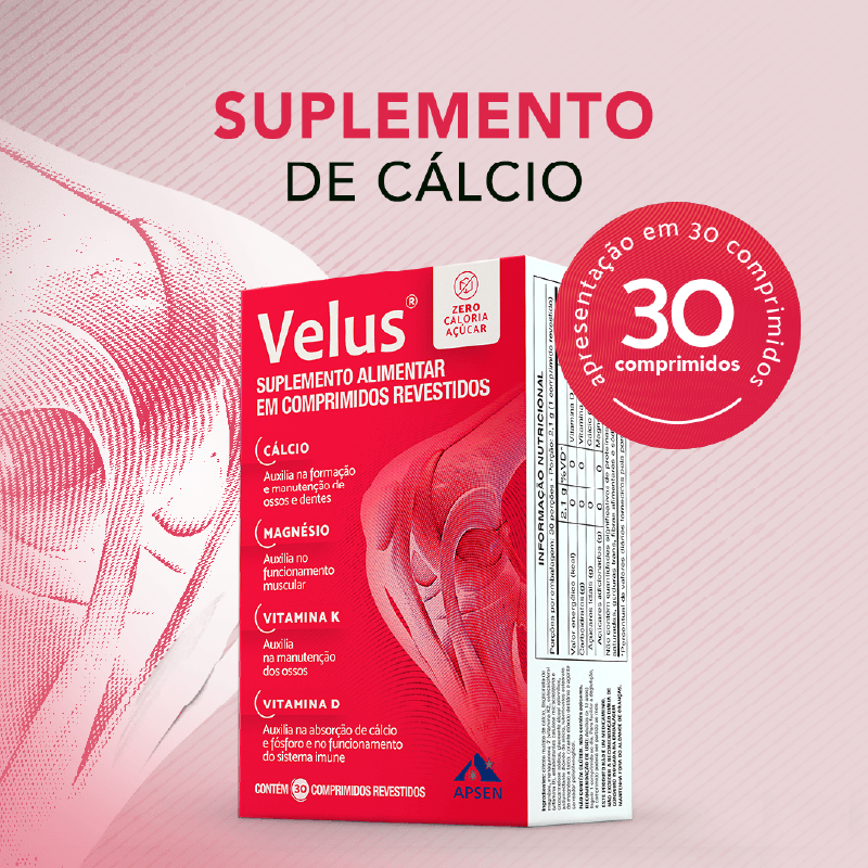 Suplemento Alimentar Velus 30 Comprimidos Revestidos | Farmácia Online ...