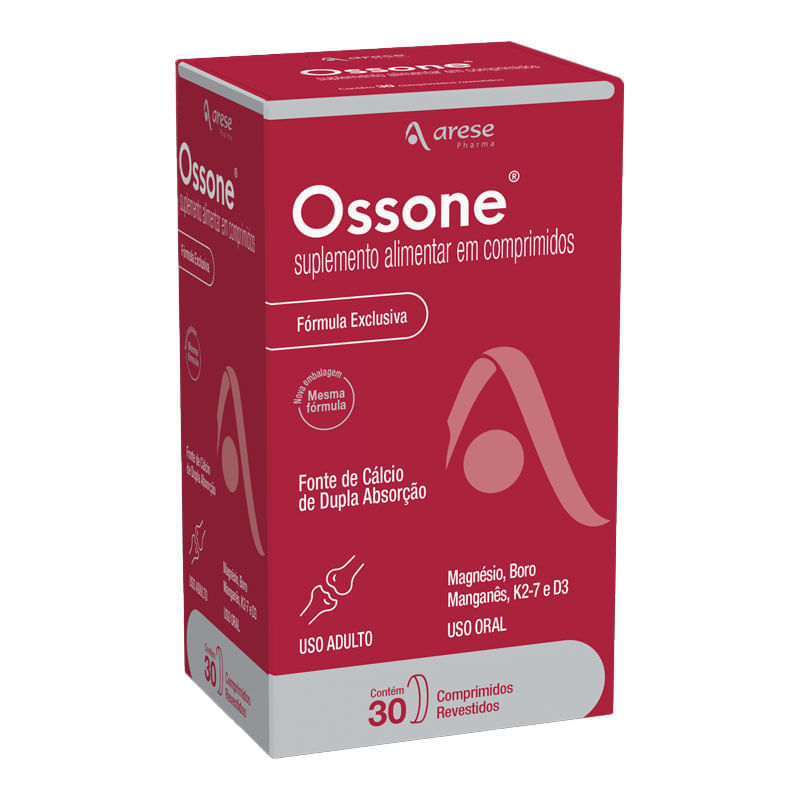 Suplemento Alimentar Ossone 30 Comprimidos Revestidos: Preço