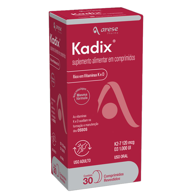 Suplemento Alimentar Kadix 30 Comprimidos Revestidos | Farmácia Online ...
