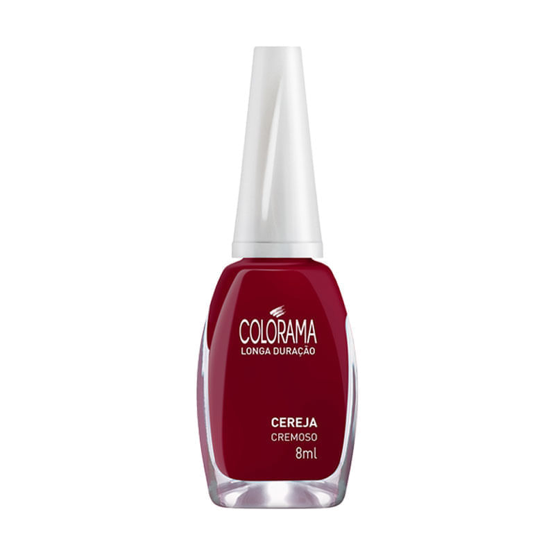 Esmalte Cremoso Colorama Cereja 8ml | Farmácia Online Drogal