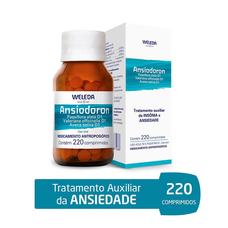 Ansiodoron Weleda 220 Comprimidos | Farmácia Online Drogal