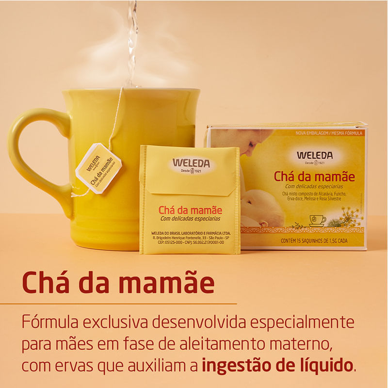 Chá da Mamãe Weleda 15 Sachês | Farmácia Online Drogal