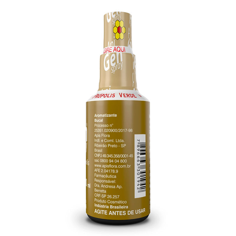 Apigen Spray Antisséptico Sabor Gengibre, Própolis e Mel 30ml ...