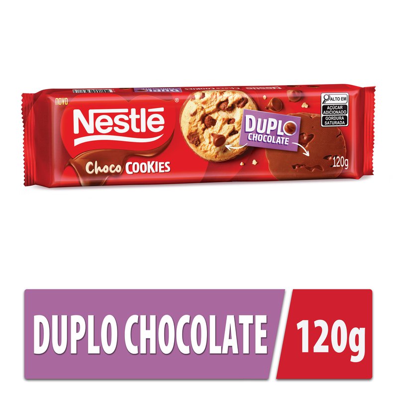 Choco Cookies Nestlé Duplo Chocolate 120g | Farmácia Online Drogal