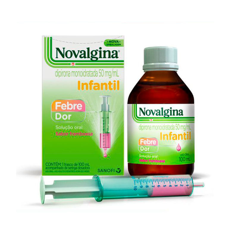 Novalgina Infantil - Analgésico e Antitérmico - Drogal