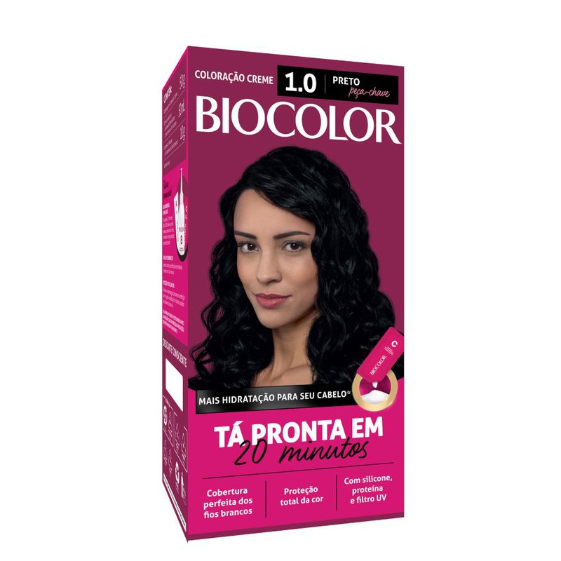 Biocolor Mini Kit Preto Peça-Chave 1.0 | Tintura