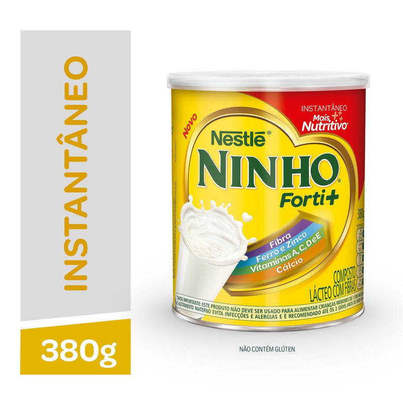 Composto Lácteo Nestlé Ninho Fort+ 380g | Farmácia Online Drogal
